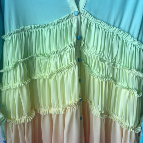 BOHO Beach Hut | Dresses | Nwt Boho Beach Hut Gorgeous Ombre Rainbow ...